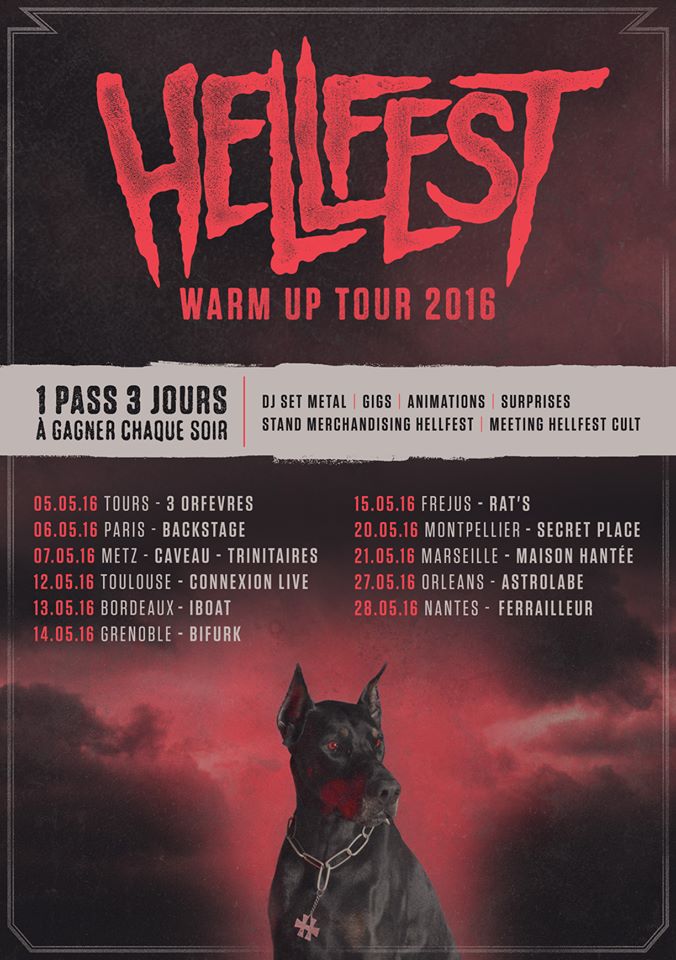 Le Hellfest 2016 part en tournée avec le HELLTOUR ! - J'aime les ...