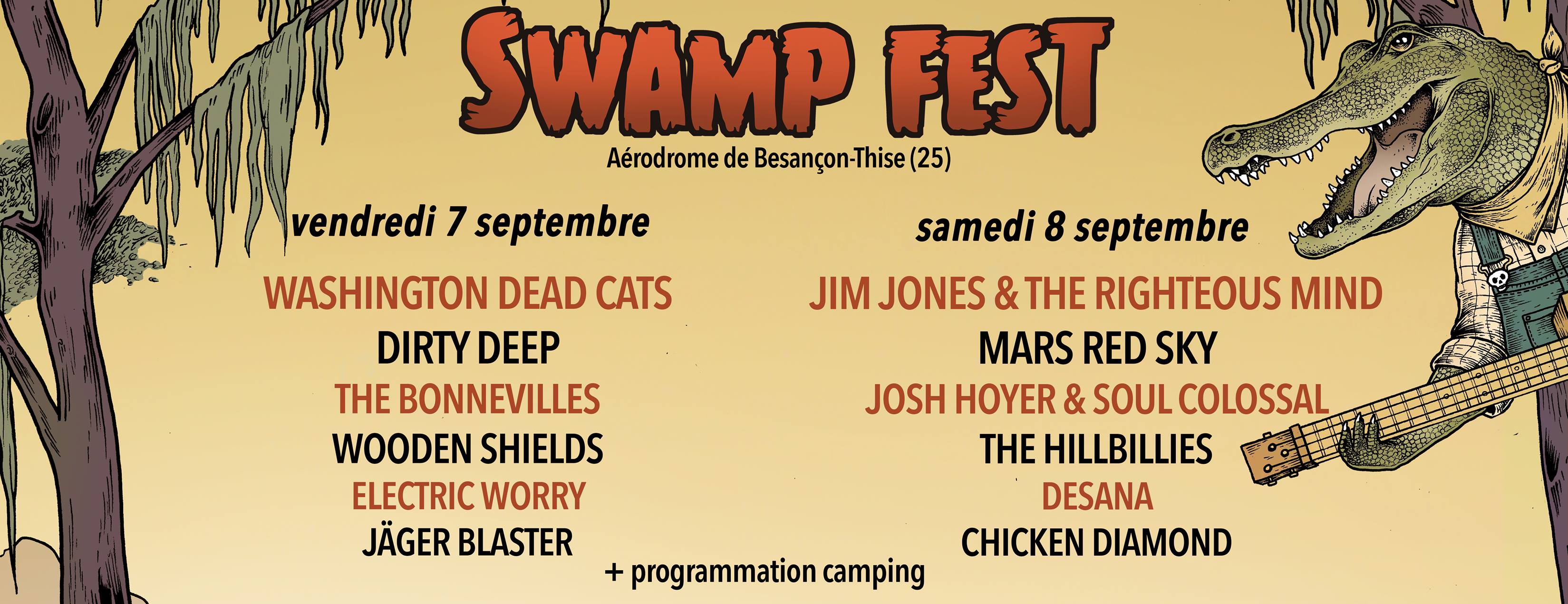 Preview : Swamp Fest / Besançon / 7-8 Septembre - J'aime les festivals ...