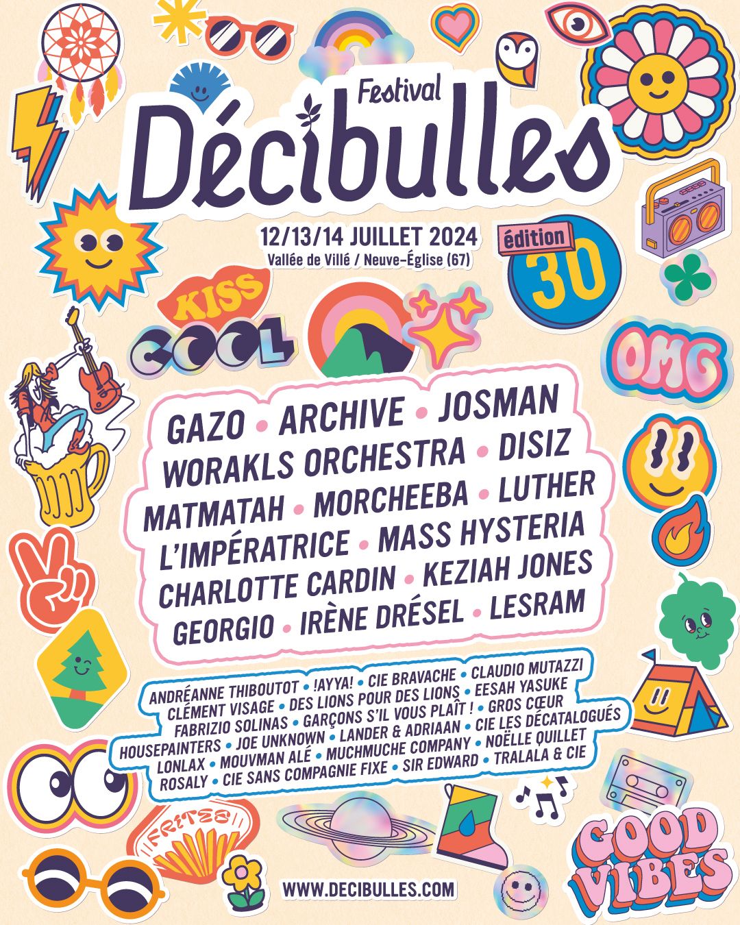 Décibulles 2024 : programmation complète et édition anniversaire - J'aime les festivals ...
